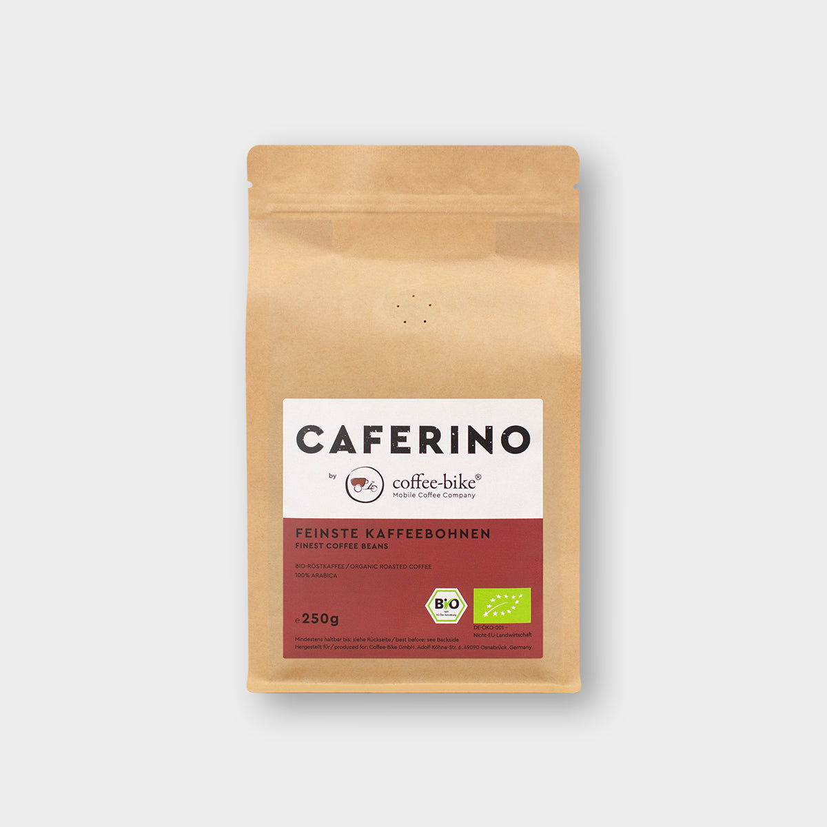 Caferino Bio-Kaffeebohnen 250g – Coffee-Bike GmbH